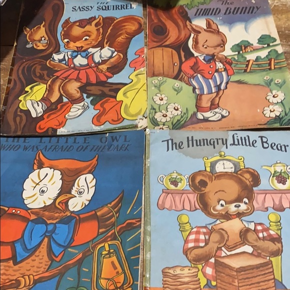 vintage books | Other | Four Vintage Childrens Paper Back Books Amazing ...